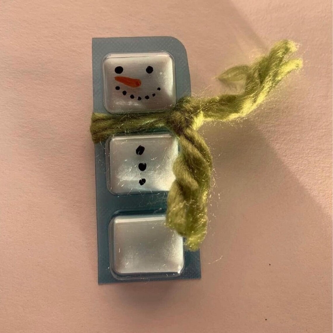 Hand Painted Snowman Gum, Snowman Gum, Stocking Stuffers - Etsy