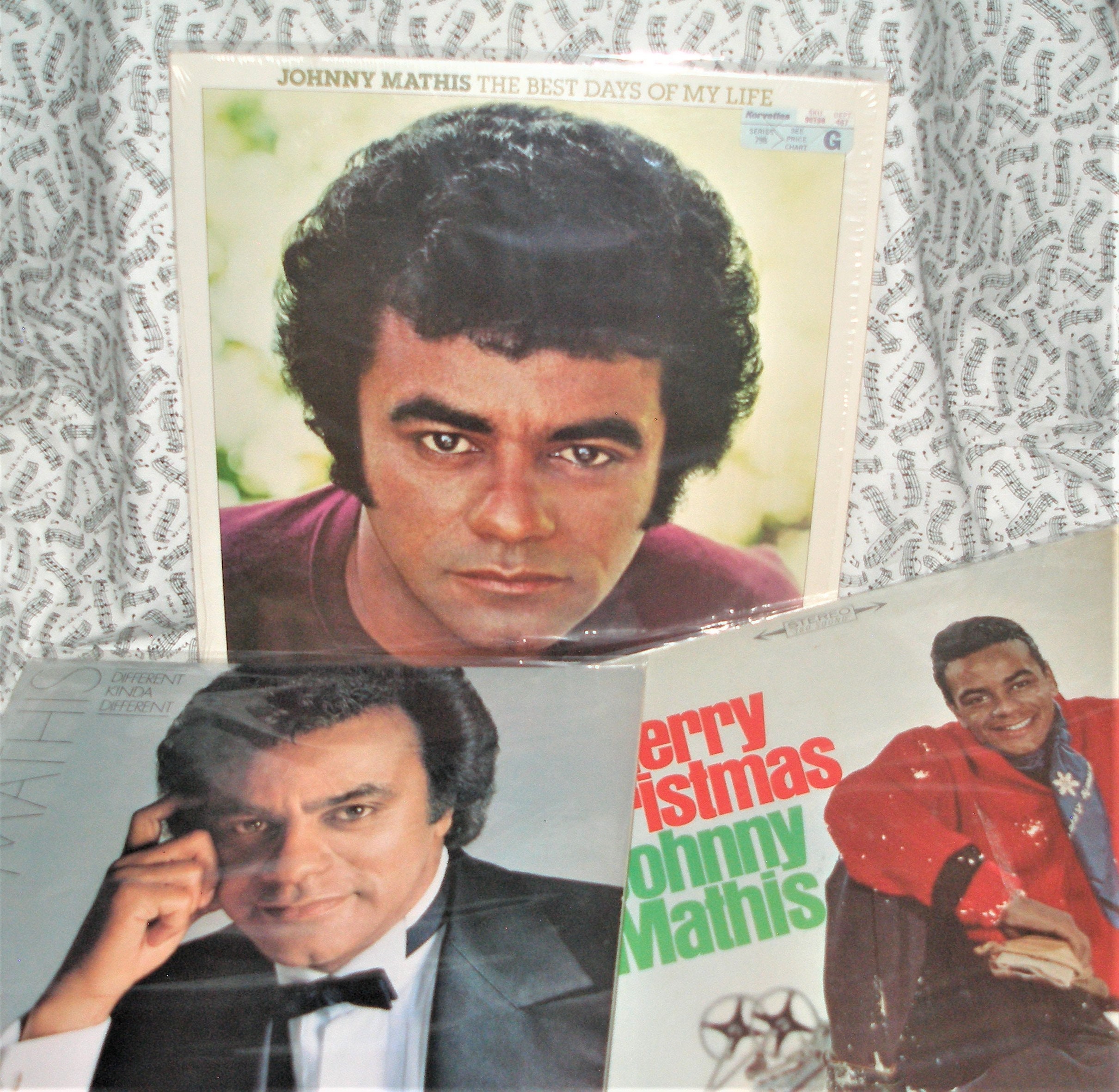 JOHNNY MATHIS COLLECTION - Three Record Albums/merry Christmas-the Best ...