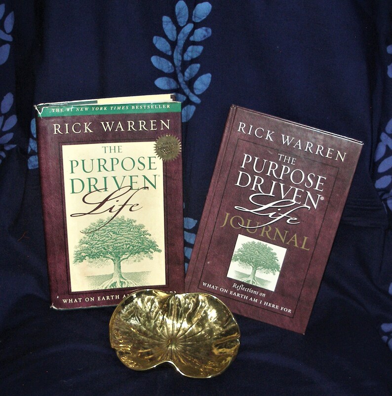 The PURPOSE DRIVEN LIFE Book and Journal by Rick Warren - Etsy