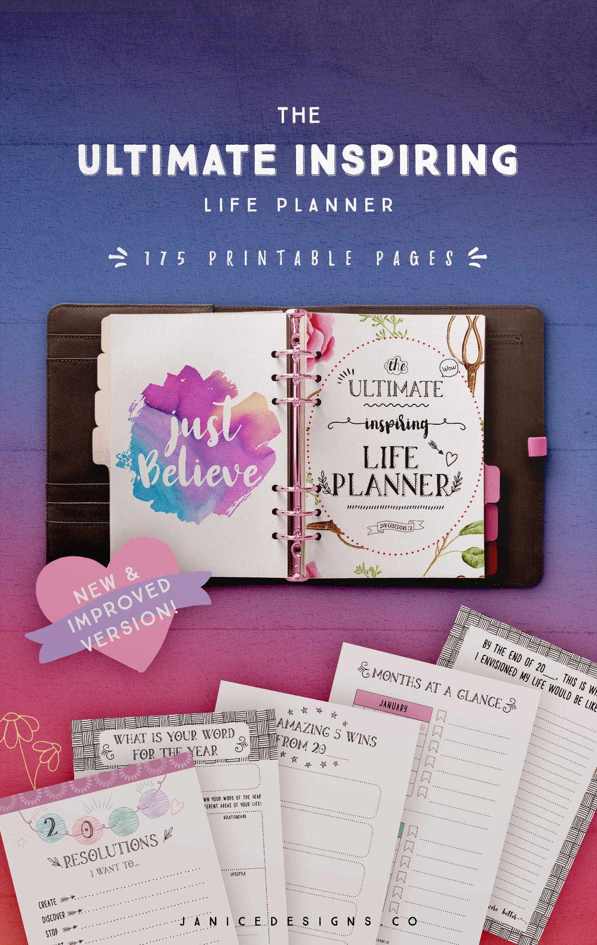 Life Binder: Ultimate Inspiring Life Planner - US Letter, A4, A5 - Etsy
