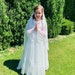 Italian Lace First Communion Dress and Veil: White Holy Communion Gown ...