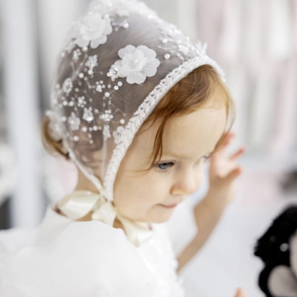 Baptism Bonnet - Etsy