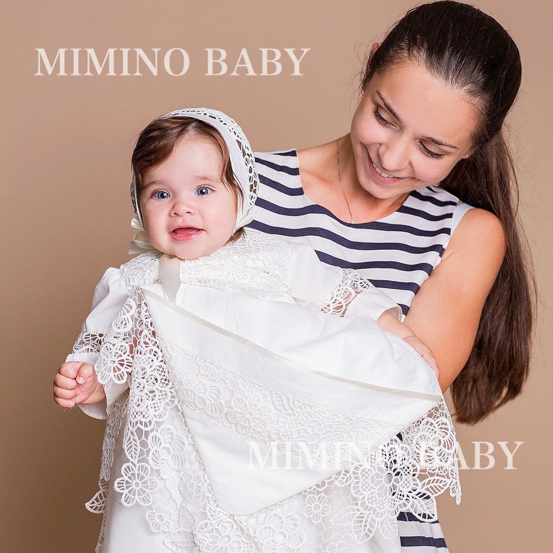 Lace Christening Blanket Personalized Baptism Blanket - Etsy