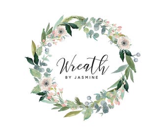 Wreath logo | Etsy