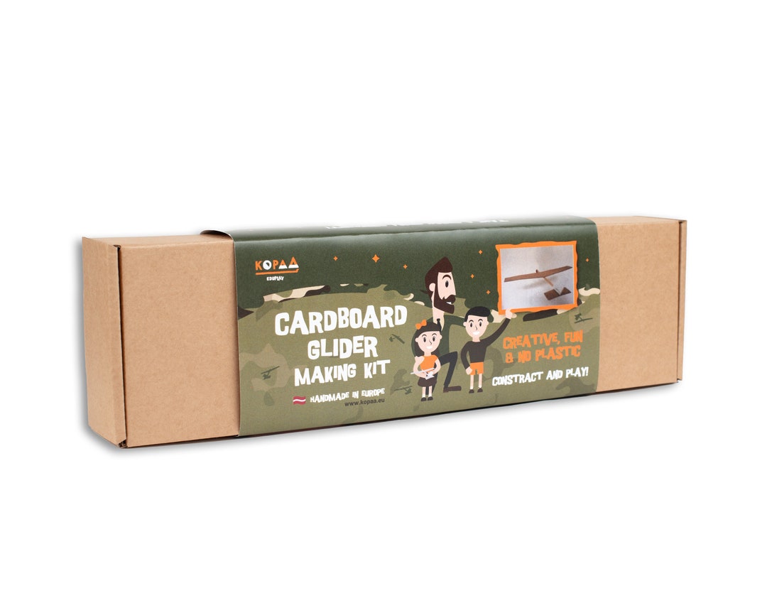 DIY Cardboard Glider Kit for 5 Years Old Kids / Activity Toy - Etsy
