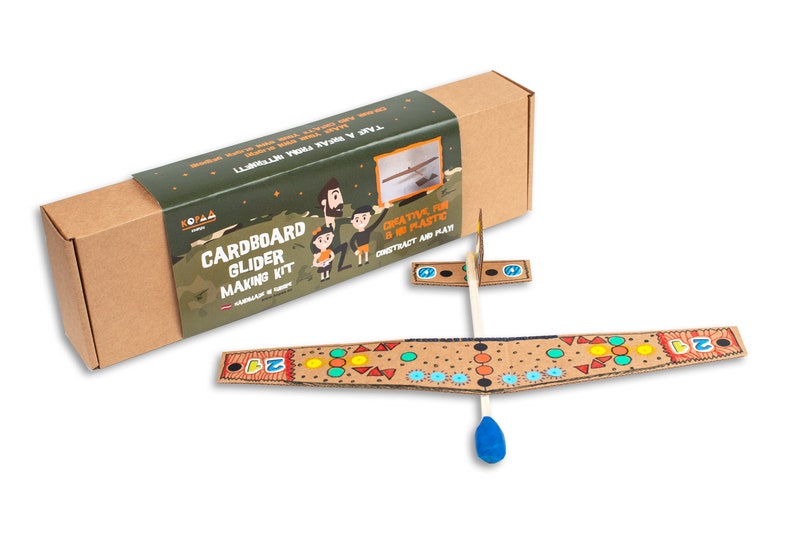 DIY Cardboard Glider Kit for 5+ Years Old Kids / Craft for Kids ...