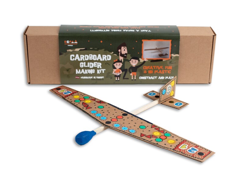 DIY Cardboard Glider Kit for 5 Years Old Kids / Activity Toy - Etsy