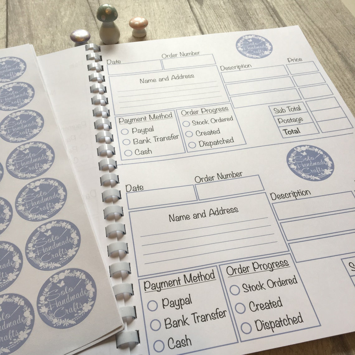Order Book // Customised Order Book // Business Order Book // - Etsy UK