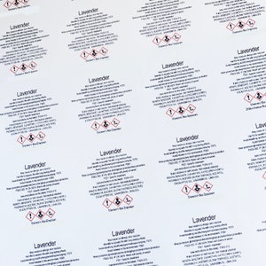 CLP Stickers / CLP Labels / Candle Safety Stickers / Candle Safety ...