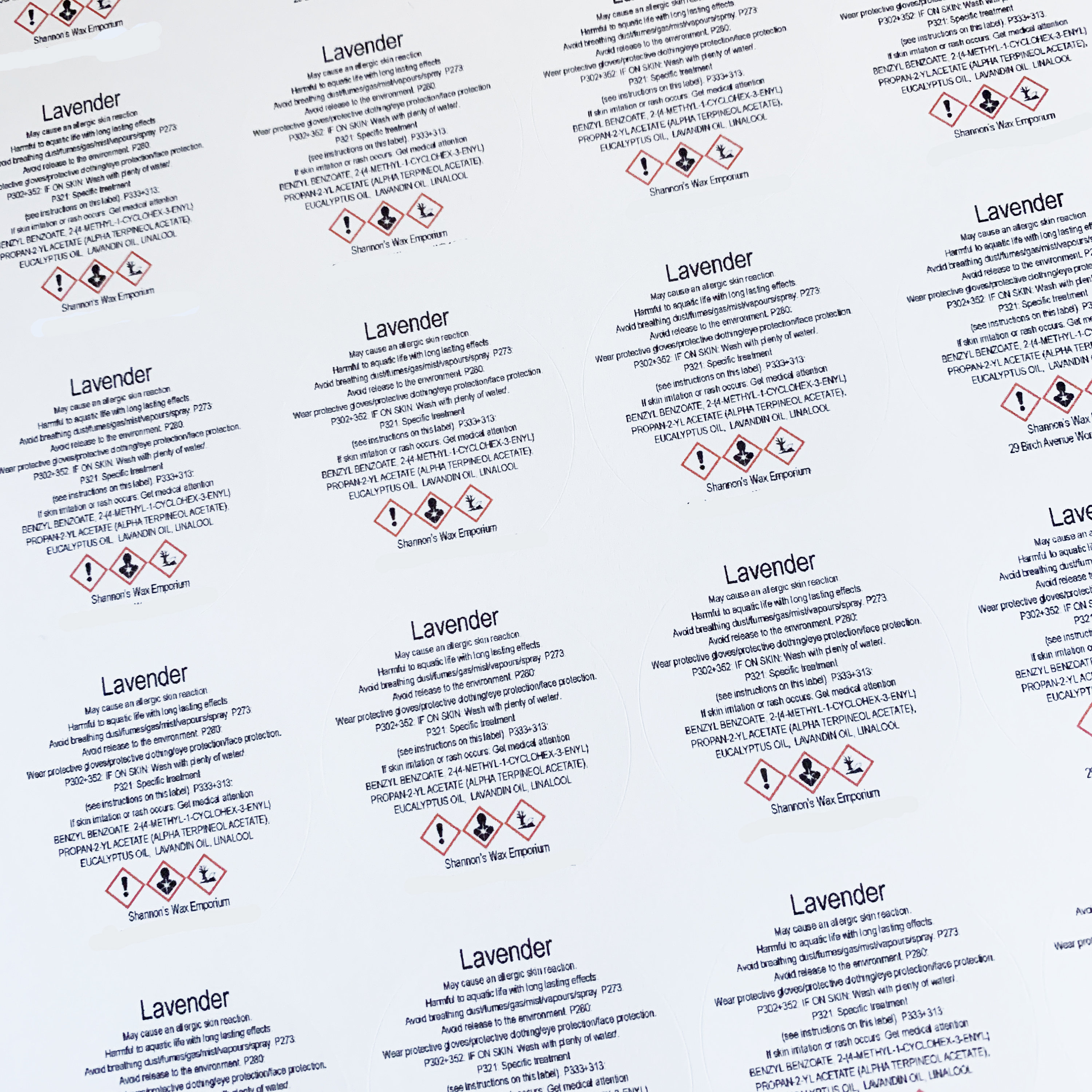 Clp Stickers Clp Labels Candle Safety Stickers Candle Etsy Uk