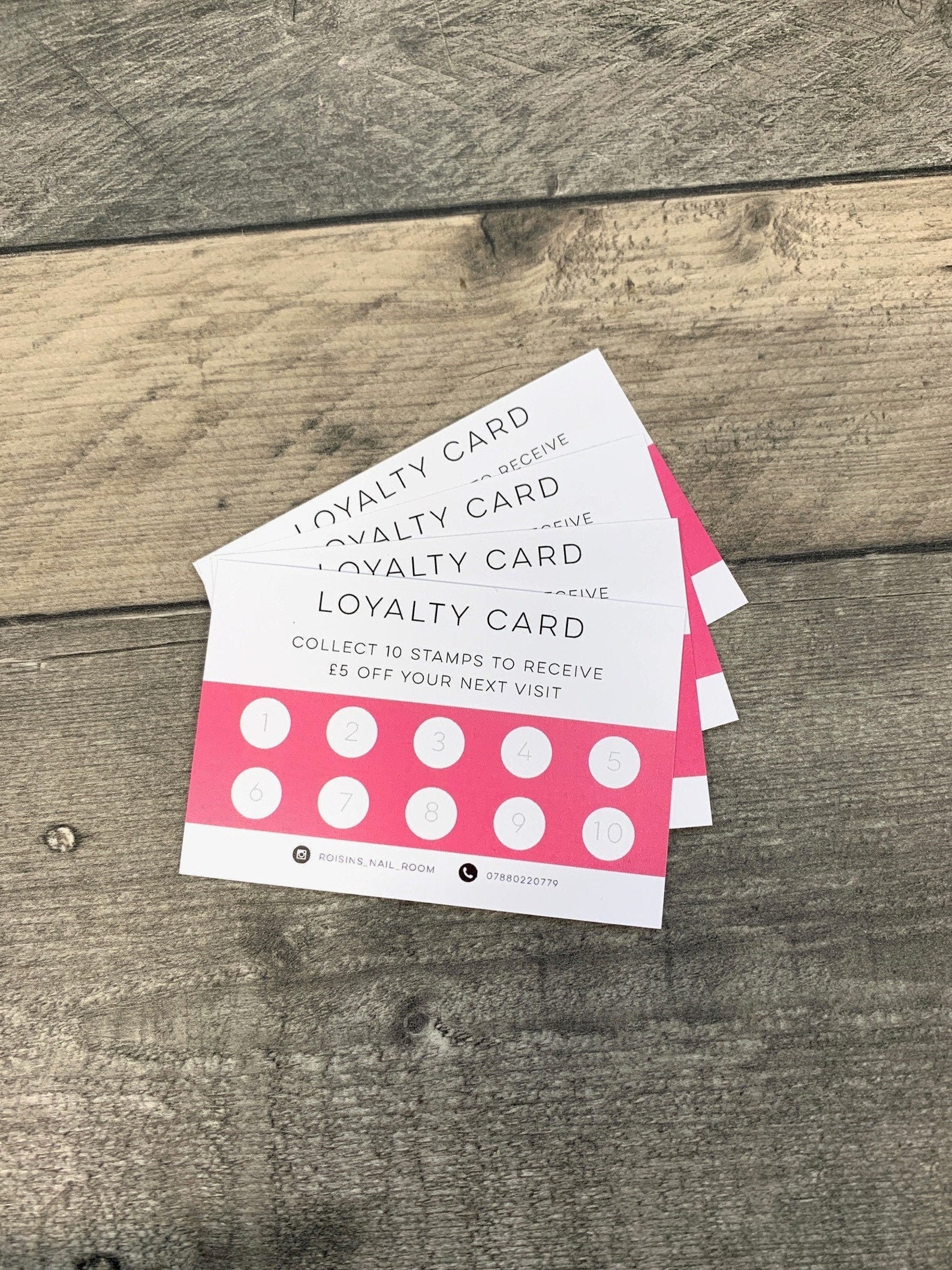 Loyalty Cards / Customer Loyalty Cards / Reward Cards / - Etsy