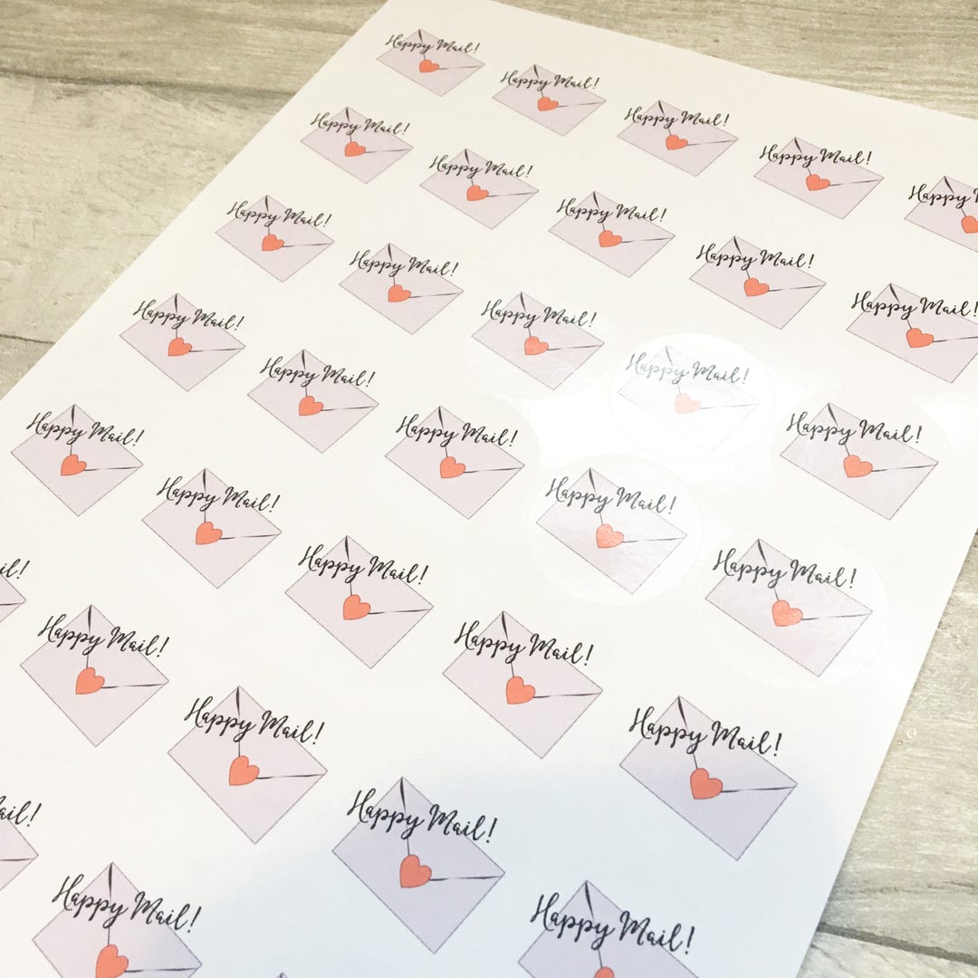Happy Mail Stickers // Pen Pal Stickers // Pen Pal Stationery // Pen ...