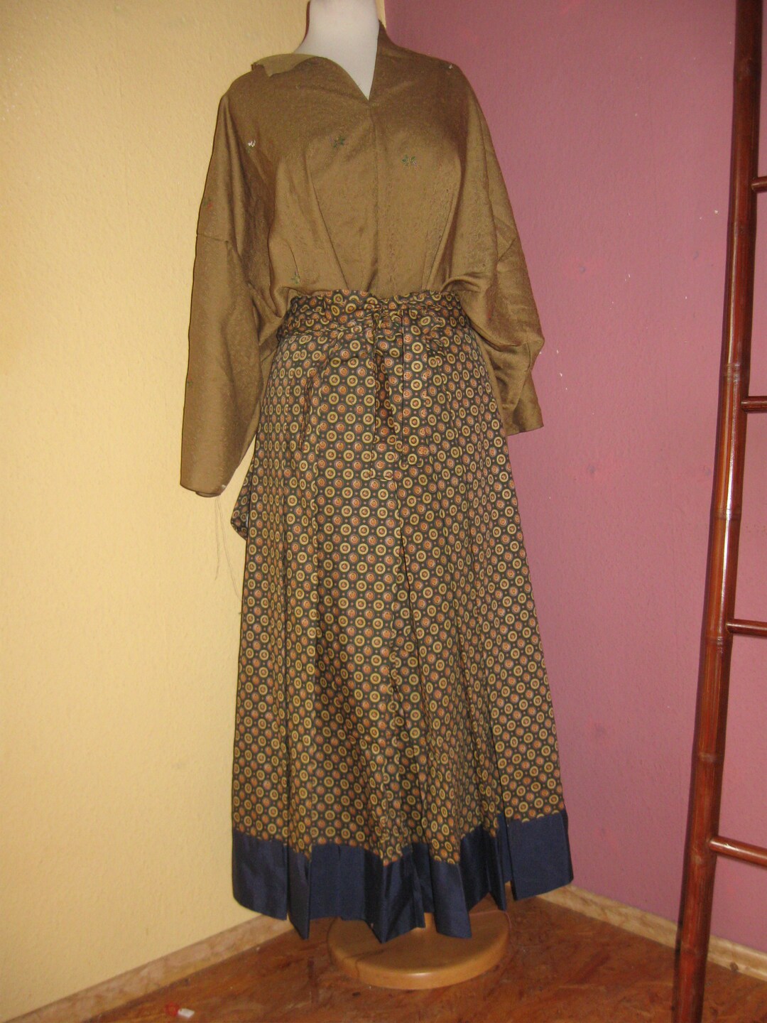 Hakama Sashinuki Culottes Japan Vintage Samurai Excellent Condition ...