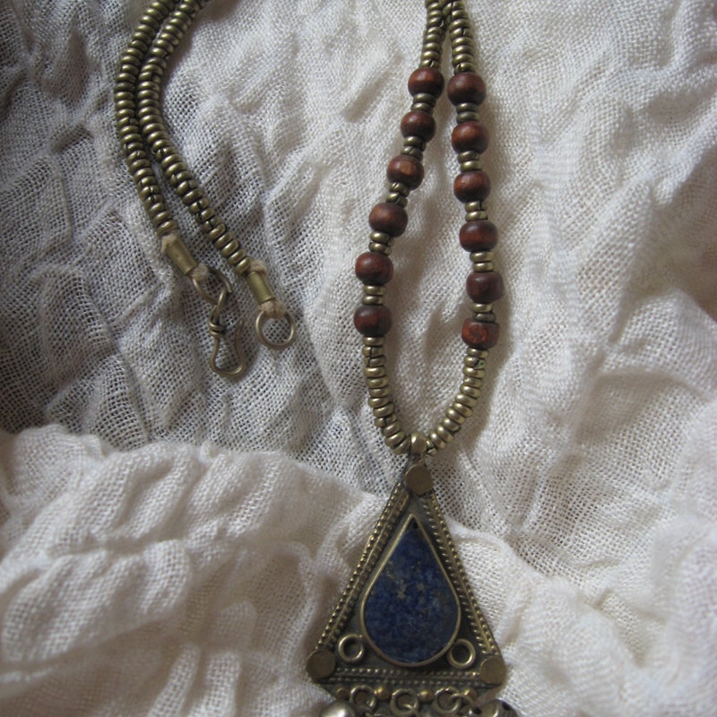 Fabric Amulet Necklace - Etsy
