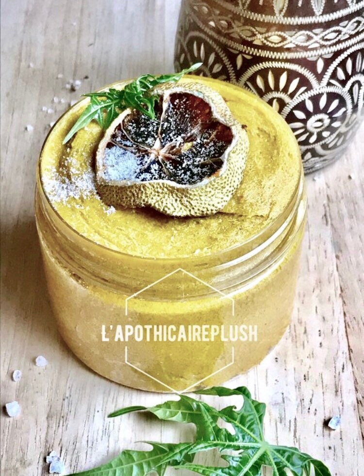 Turmeric Sugar Scrub Good Morning Sun Turmeric Salt Scrub | Etsy