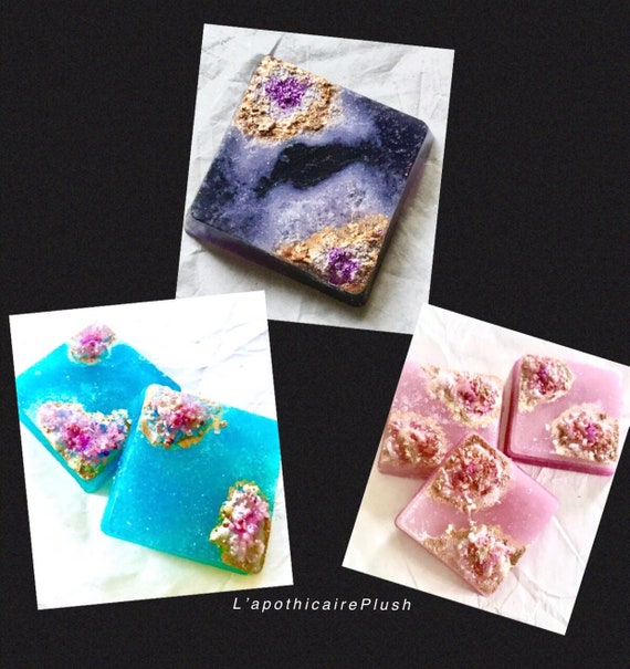 Geode Soap Gemstone Soap Gift Soap Luxury Soap Gem Stone | Etsy