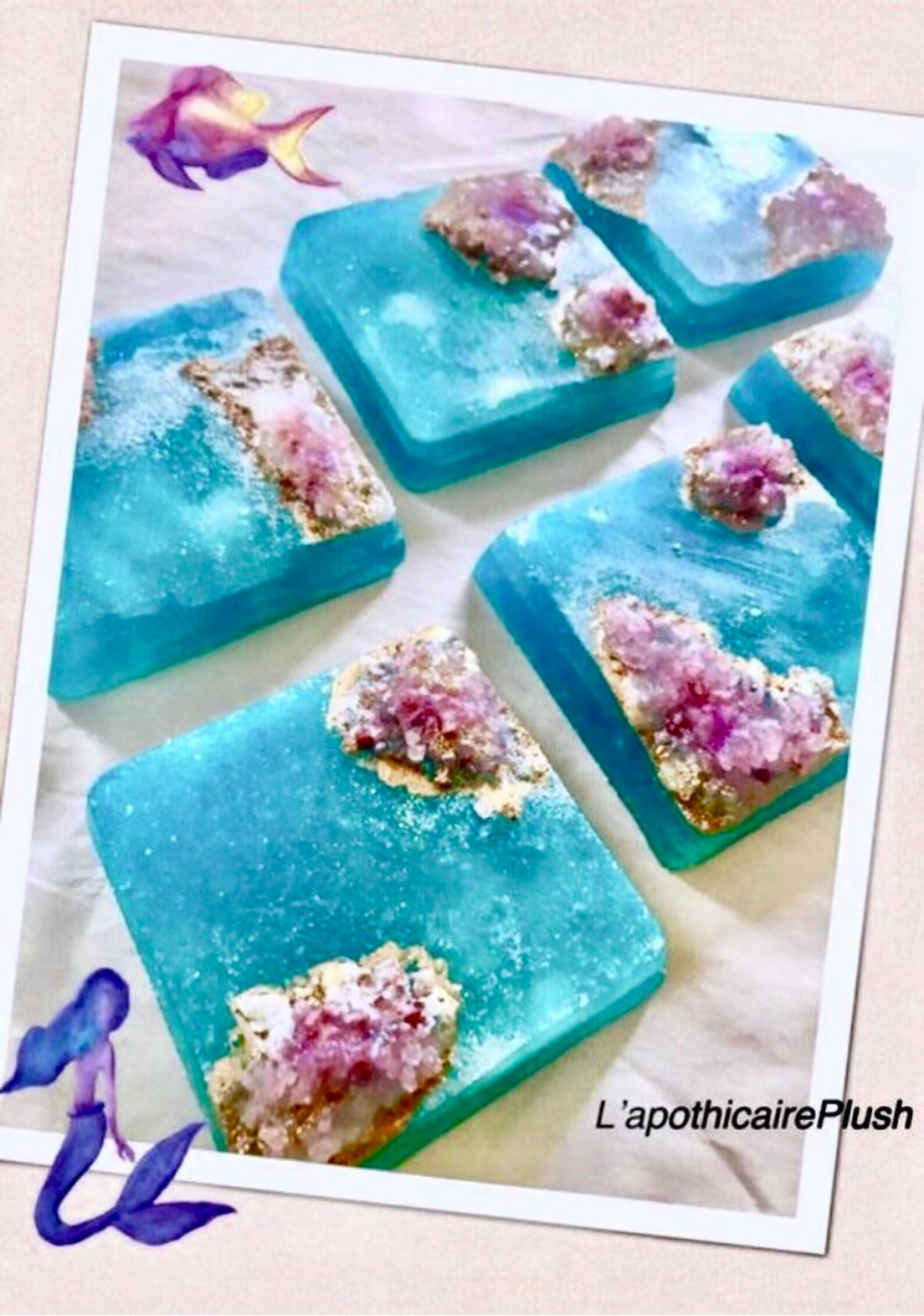 Geode Soap Gemstone Soap Gift Soap Luxury Soap Gem Stone | Etsy