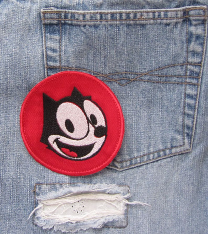 Felix The Cat Bag Of Tricks Cartoon Character Iron On Sew On Etsy
