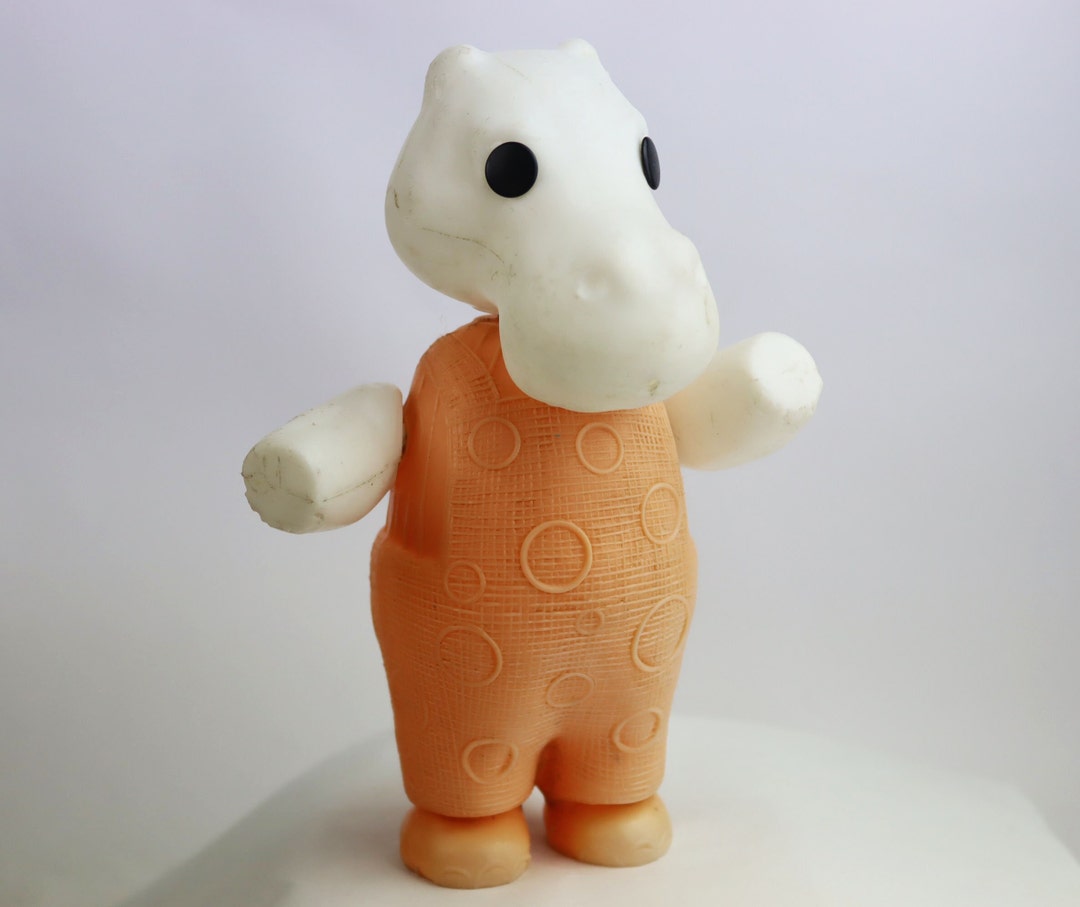 18 Cm Very Rare Soviet Plastic Behemoth Toy, Ussr Toy, Funny Toy ...