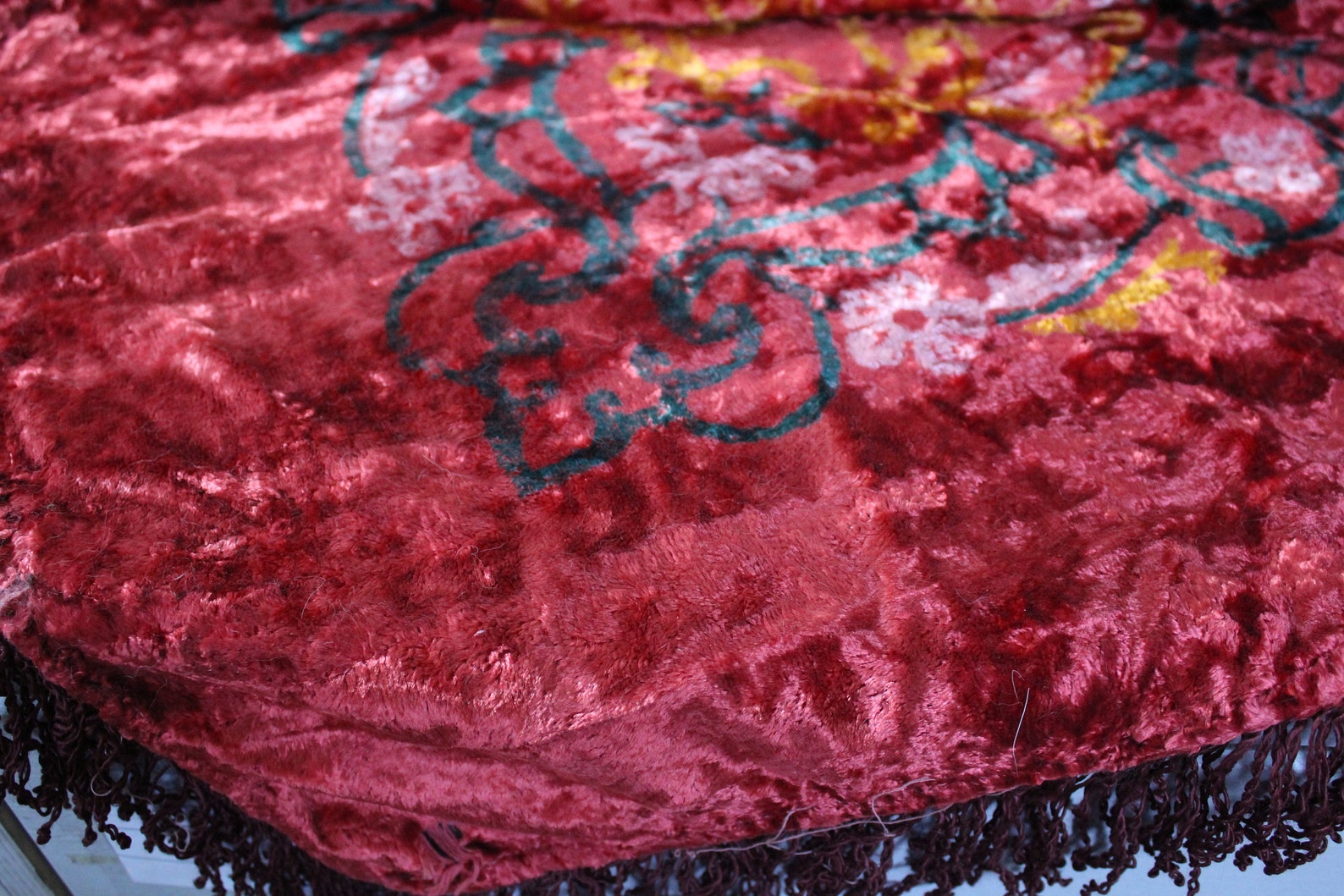 Soviet Plush Tablecloth Vintage Tablecloth Rustic Carpet - Etsy