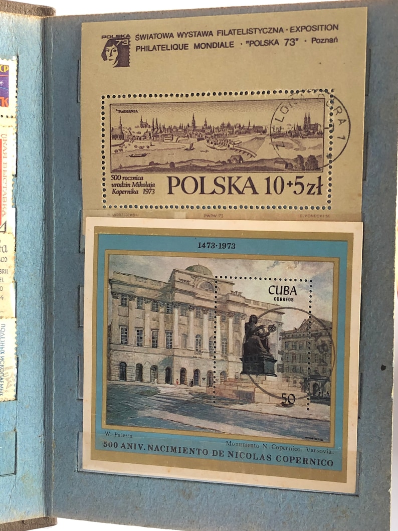 Soviet Postage Stamp Collecting Album Vintage Stamp Book - Etsy