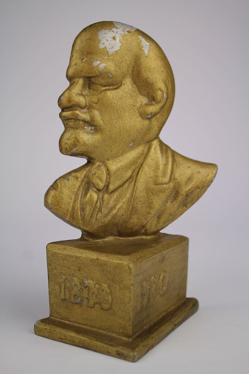 1970 Bust of Lenin. Vintage Desk Souvenir. Memorabilia Soviet - Etsy