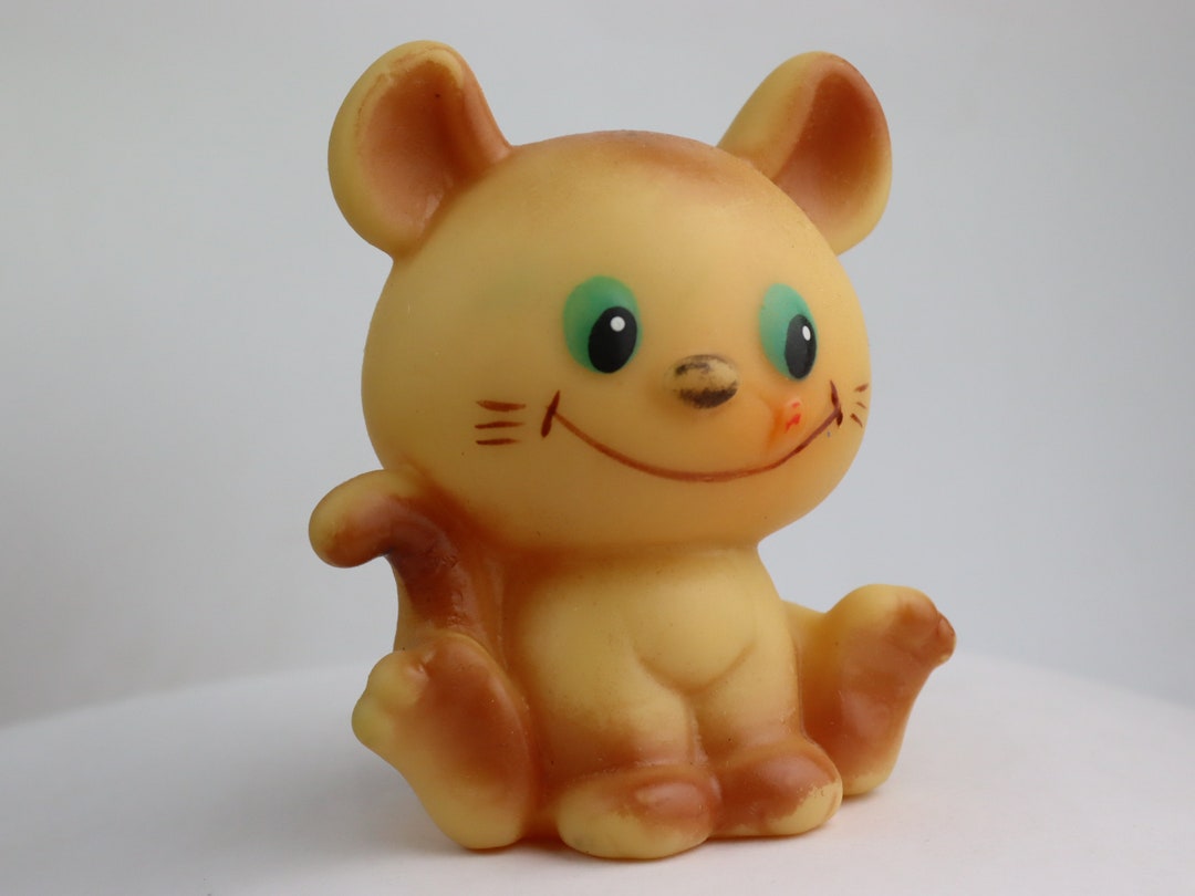 11 Cm Rare Vintage Rubber Tiger. Soviet Rubber Tiger Cub Toy. Big Cat ...