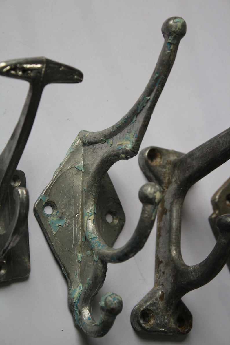 Set of 5 Soviet Wall Hooks. Very Old Hook. Soviet Coat Hook. - Etsy