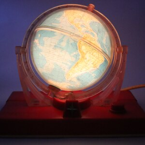 Very Rare Soviet Nightlight Globe. Vintage Space, Lenin. Communist ...