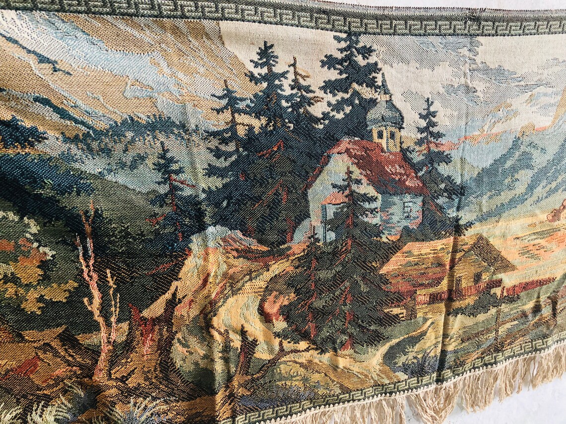 Vintage gobelin carpet tapestry carpet vintage wall carpet | Etsy