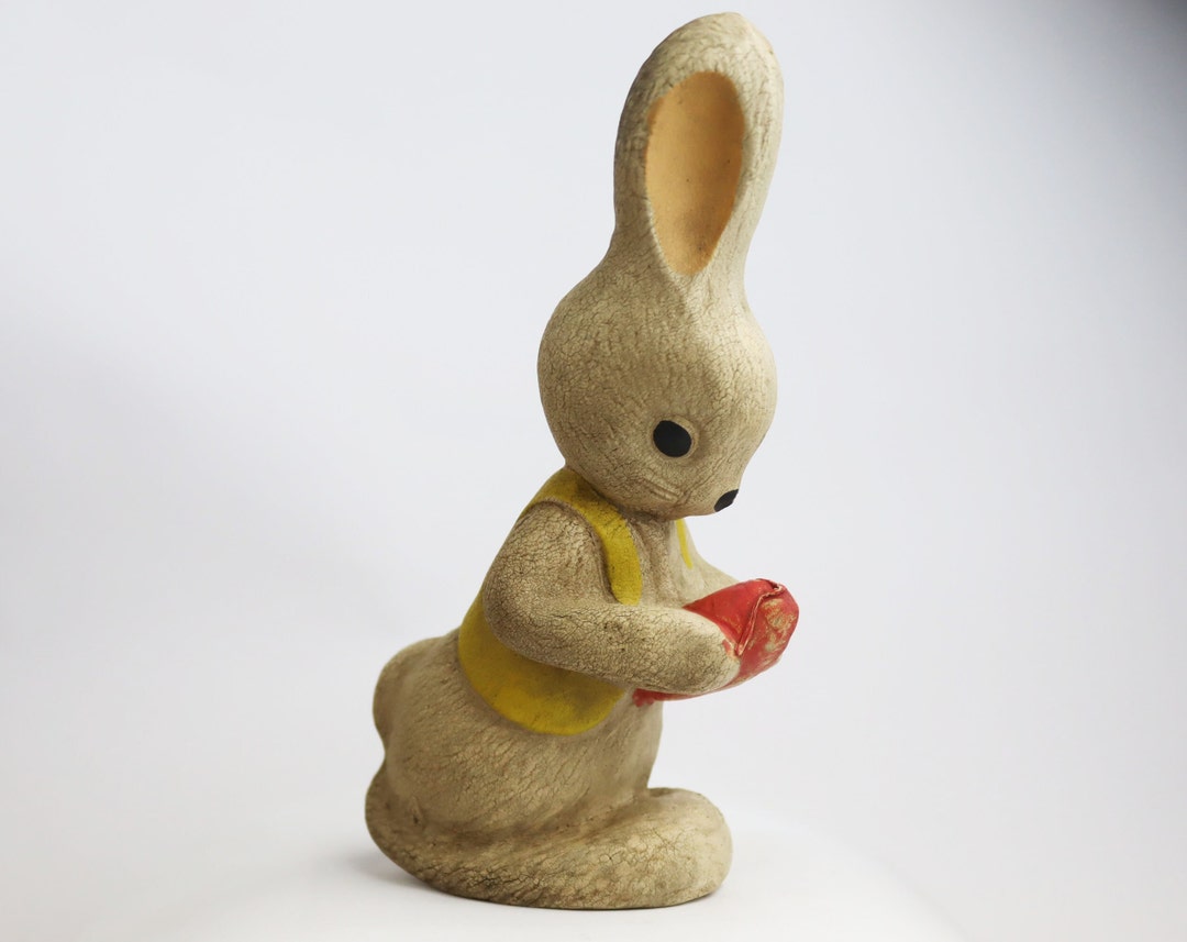 19 Cm Rare Soviet Rubber Bunny Toy, Ussr Toy, Funny Toy Hare, Ussr Doll ...
