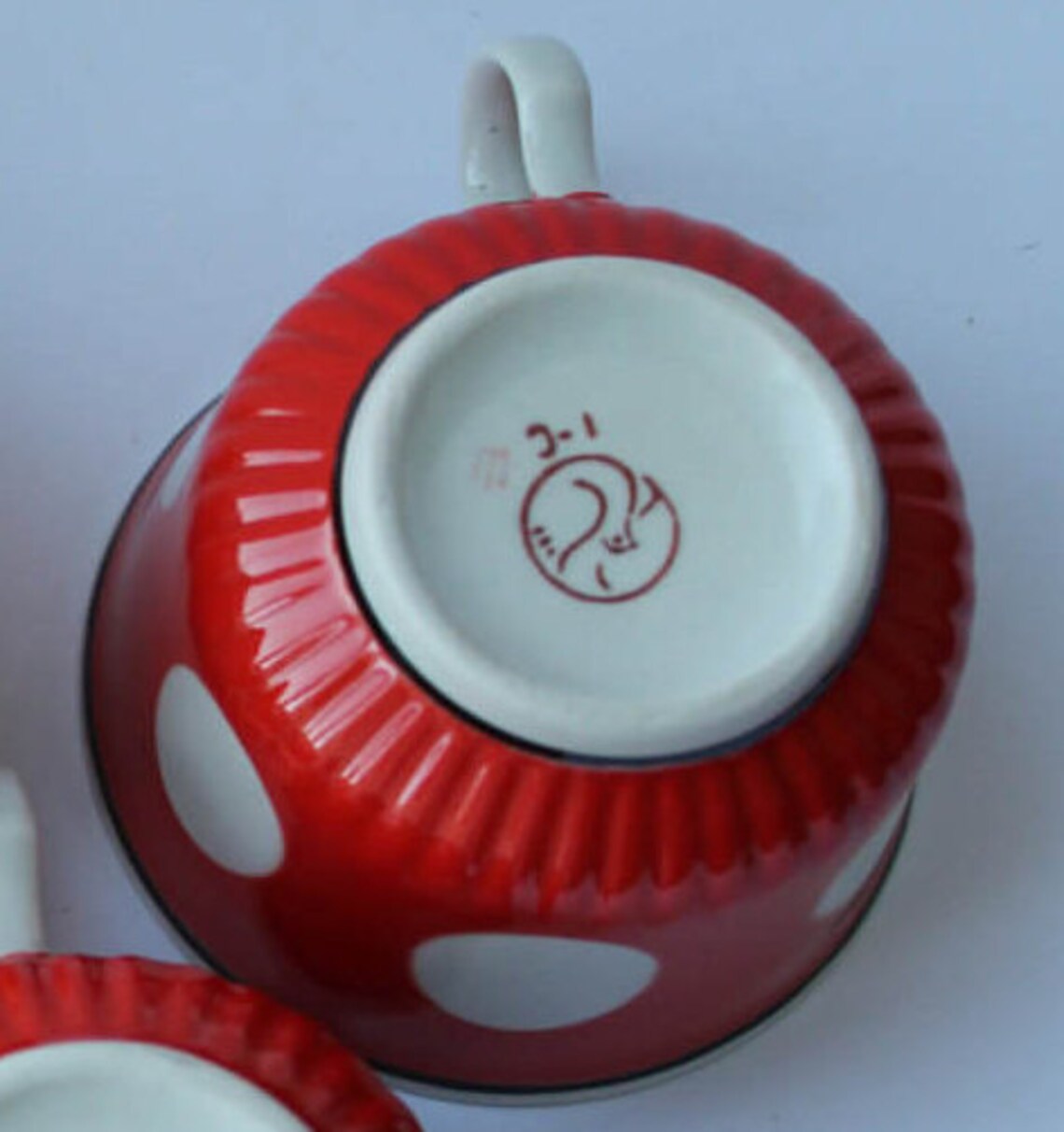 NEW Set of 6 Soviet polka dot cups Soviet porcelain tea set | Etsy