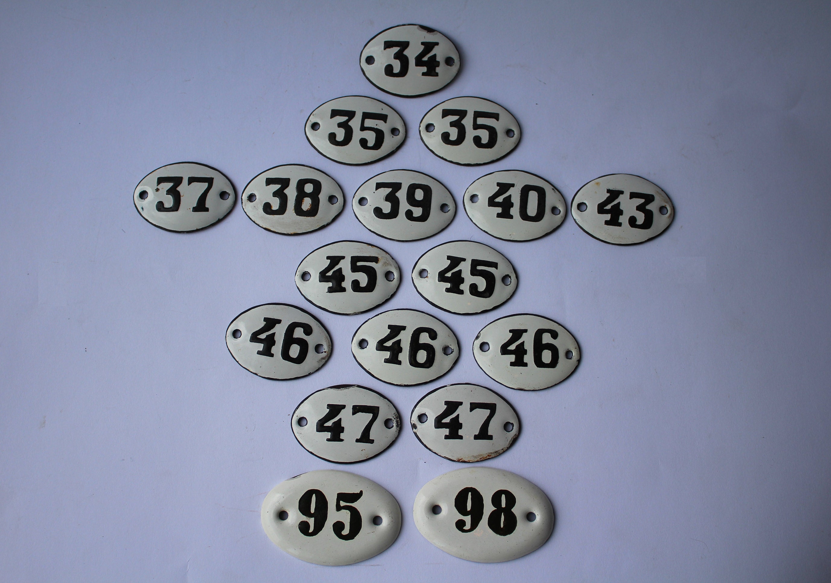 Soviet Enamel Apartment Sign, House Number Sign, Nameplate. Vintage ...