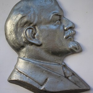 Profile of Lenin. Bust of Lenin. Vintage Souvenir. Memorabilia Soviet ...