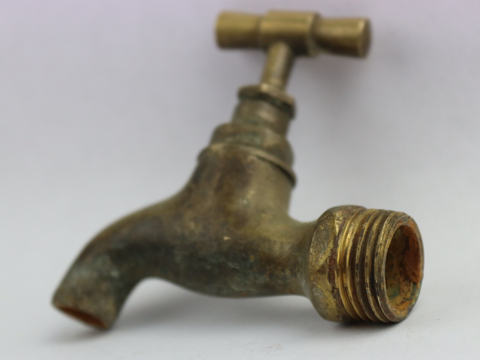 Small Soviet Brass Faucet, Old Vintage Tap, USSR Brass Soviet Faucet ...