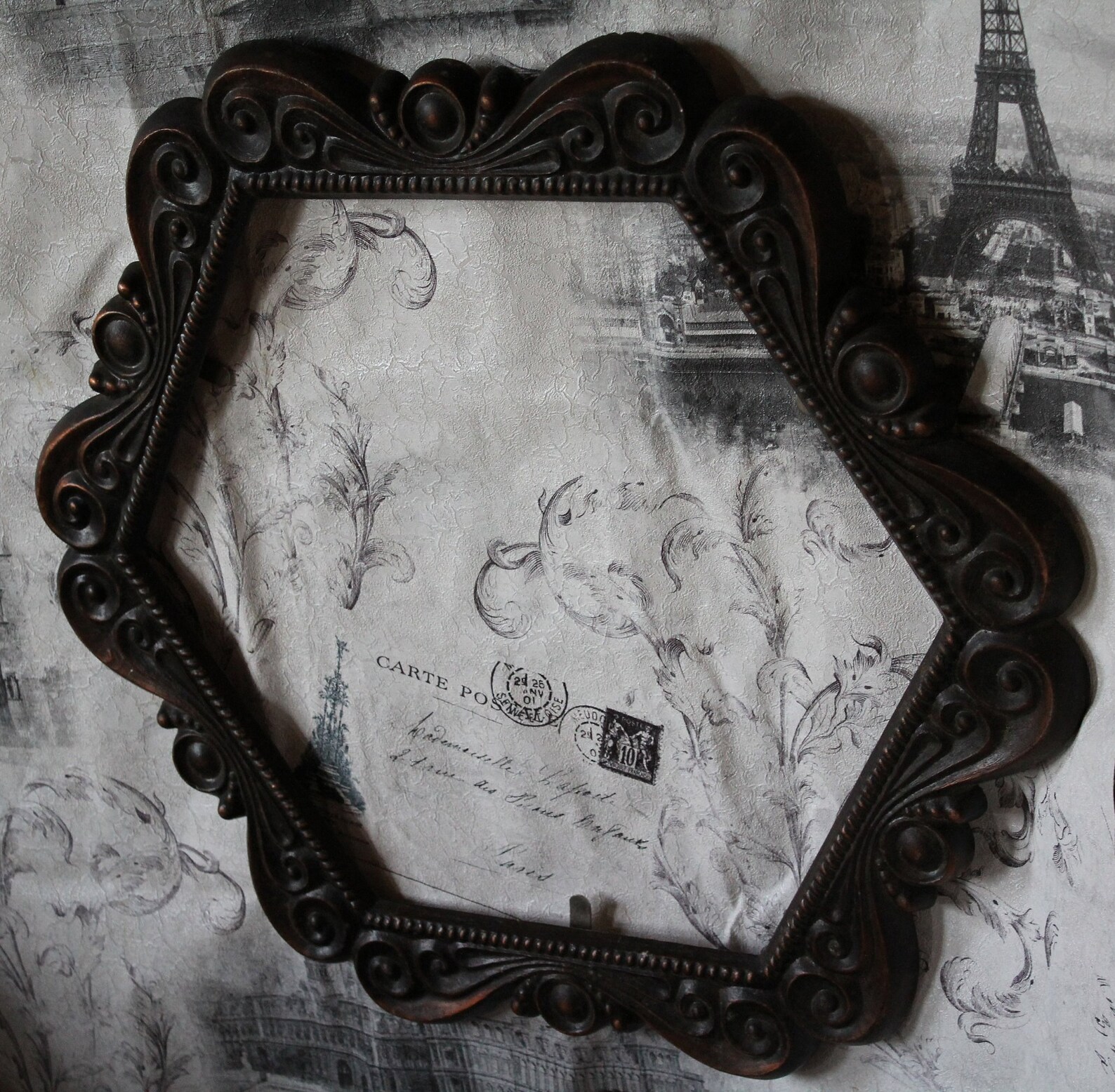 Soviet Mirror Frame, Vintage Mirror Frame, Soviet Rustic Wall Decor ...