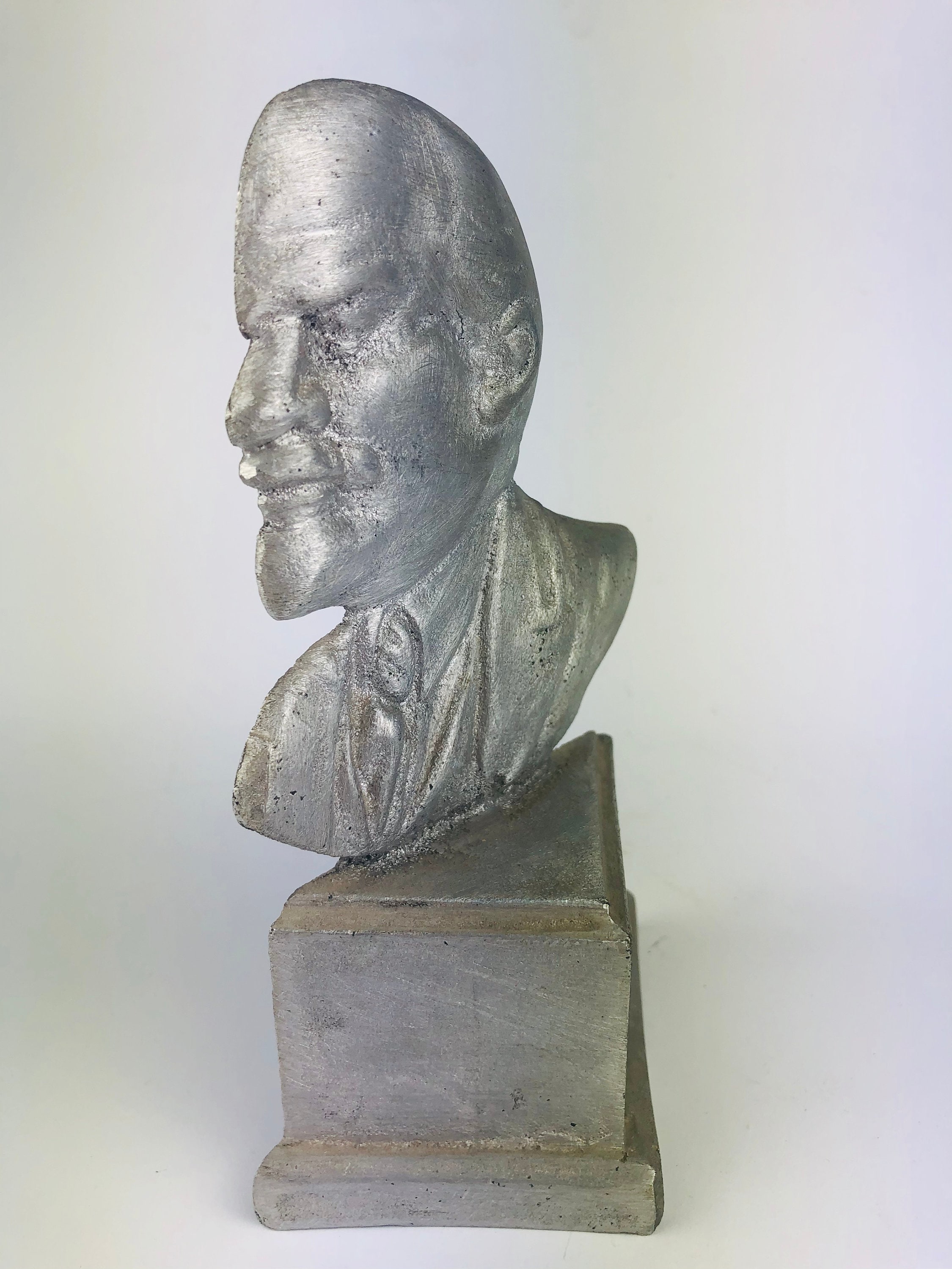 Bust of Lenin. Vintage Desk Souvenir. Memorabilia Soviet Era. Vintage ...