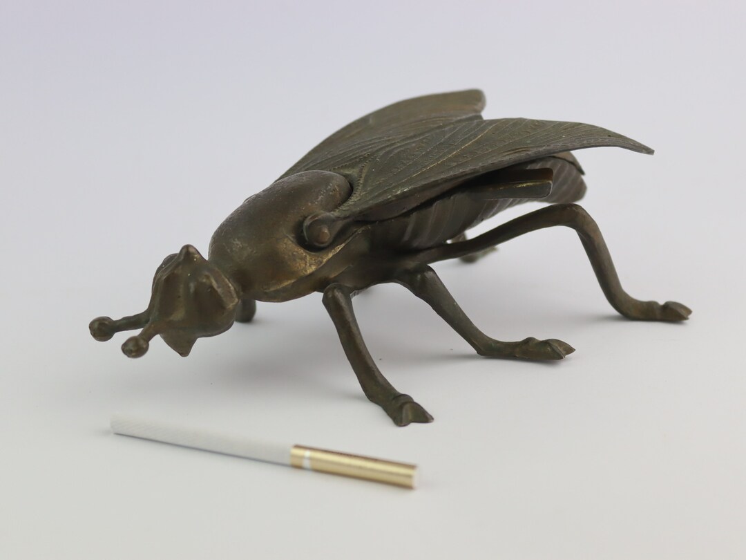 Soviet Metal Ashtray Fly, Vintage Ashtray, Insect, Ladybug, Ladybird ...