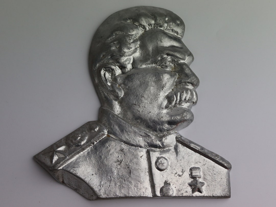 Stalin Profile. Bust of Stalin. Vintage Souvenir. Memorabilia Soviet ...