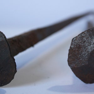Two Vintage Ship Nails, Soviet Nail, Nails, Rusty Nail, Vintage Nail ...