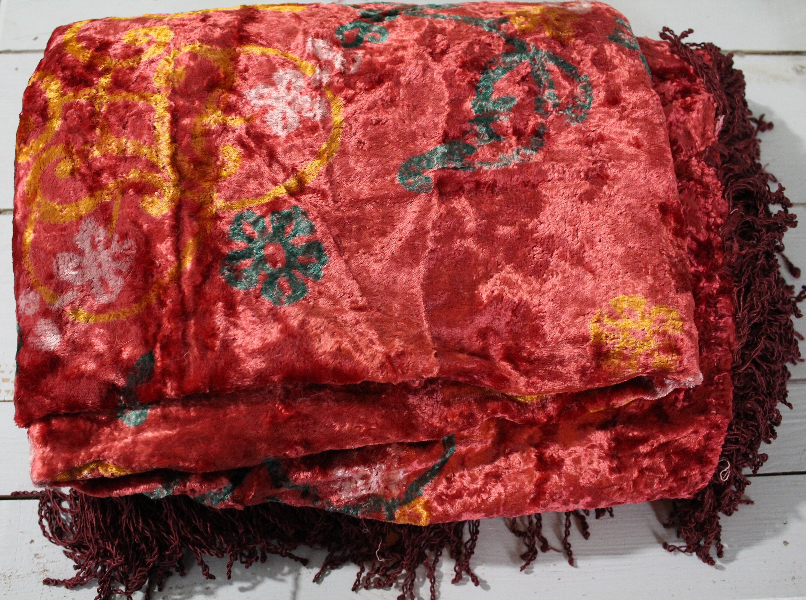 Soviet Plush Tablecloth Vintage Tablecloth Rustic Carpet - Etsy