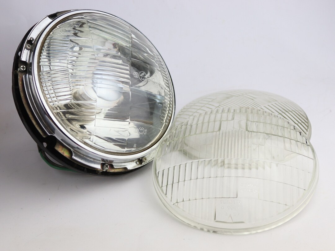 New Vintage Car Headlamp, 2 Spare Glasses, Motorcycle Truck Light ...