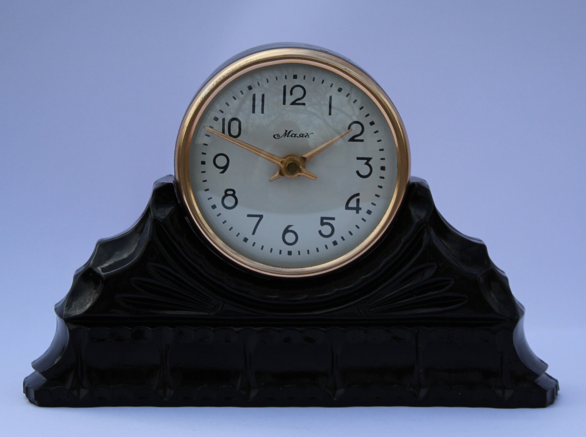 Soviet Clock MAYAK. Vintage Desk Clock. Mechanical Clock USSR. Soviet ...