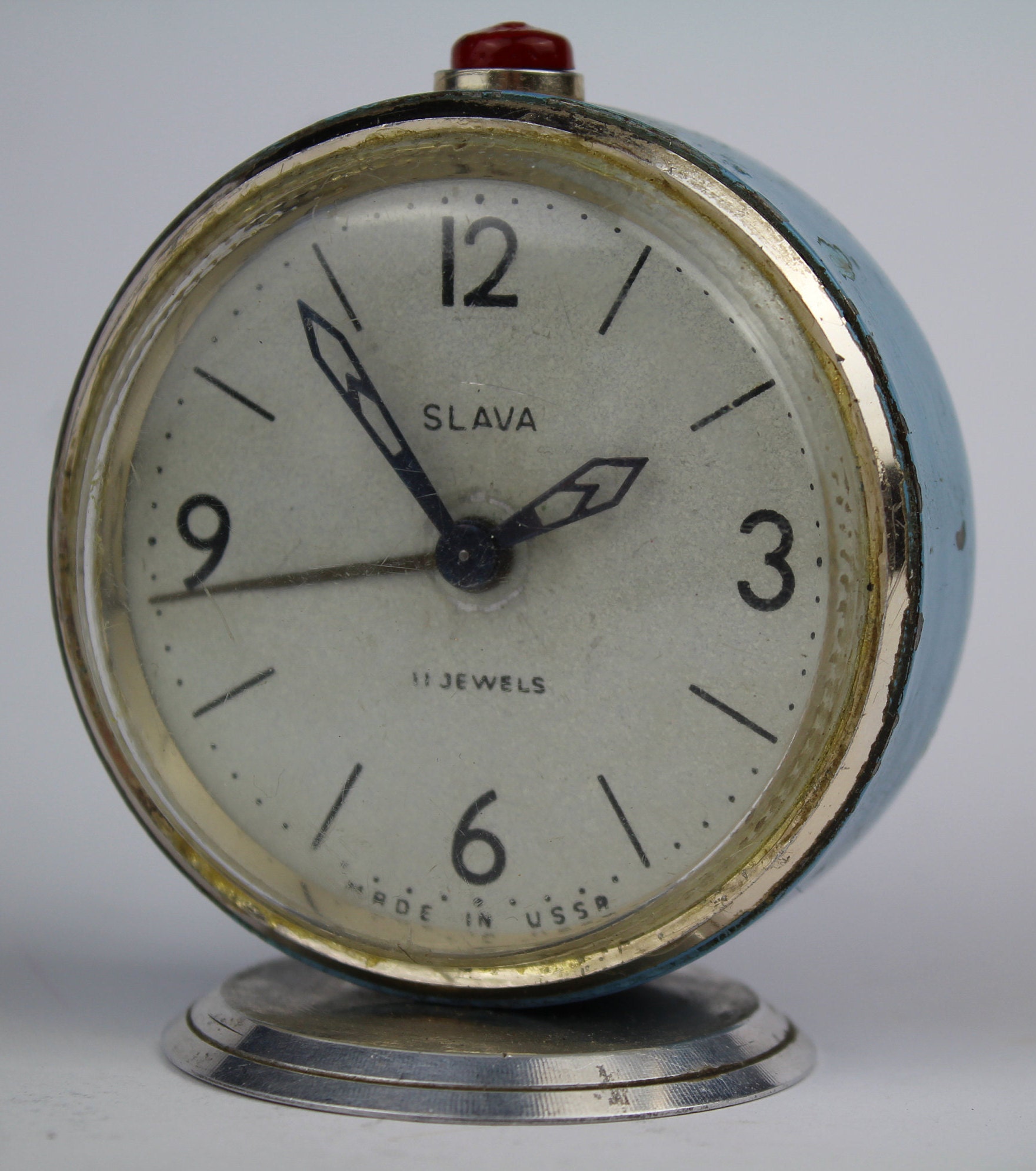 Soviet Clock. Alarm USSR. Mechanical Alarm. Vintage Clock - Etsy