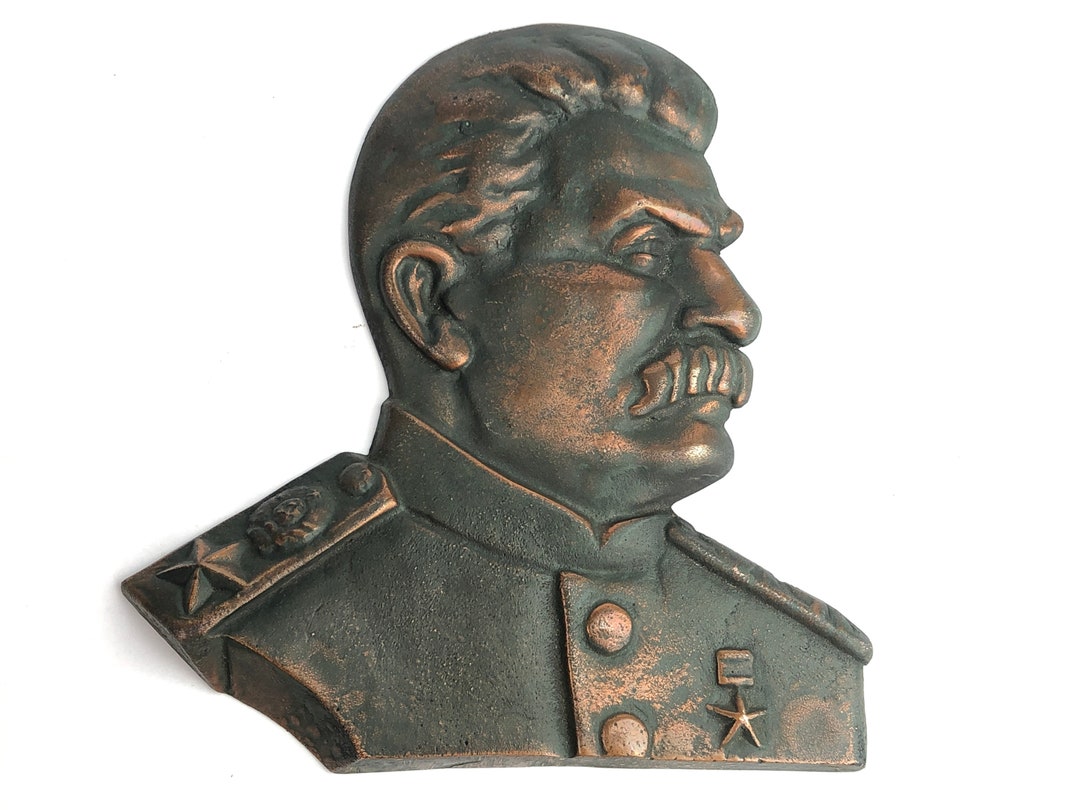 Stalin Profile. Bust of Stalin. Vintage Souvenir. Memorabilia Soviet ...