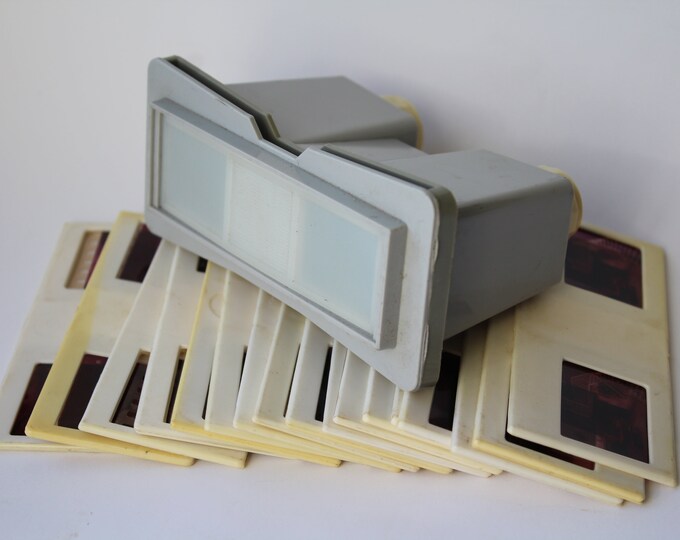 Soviet Stereoscope. Vintage Diascope. Vintage Stereoscope. Slide Viewer ...