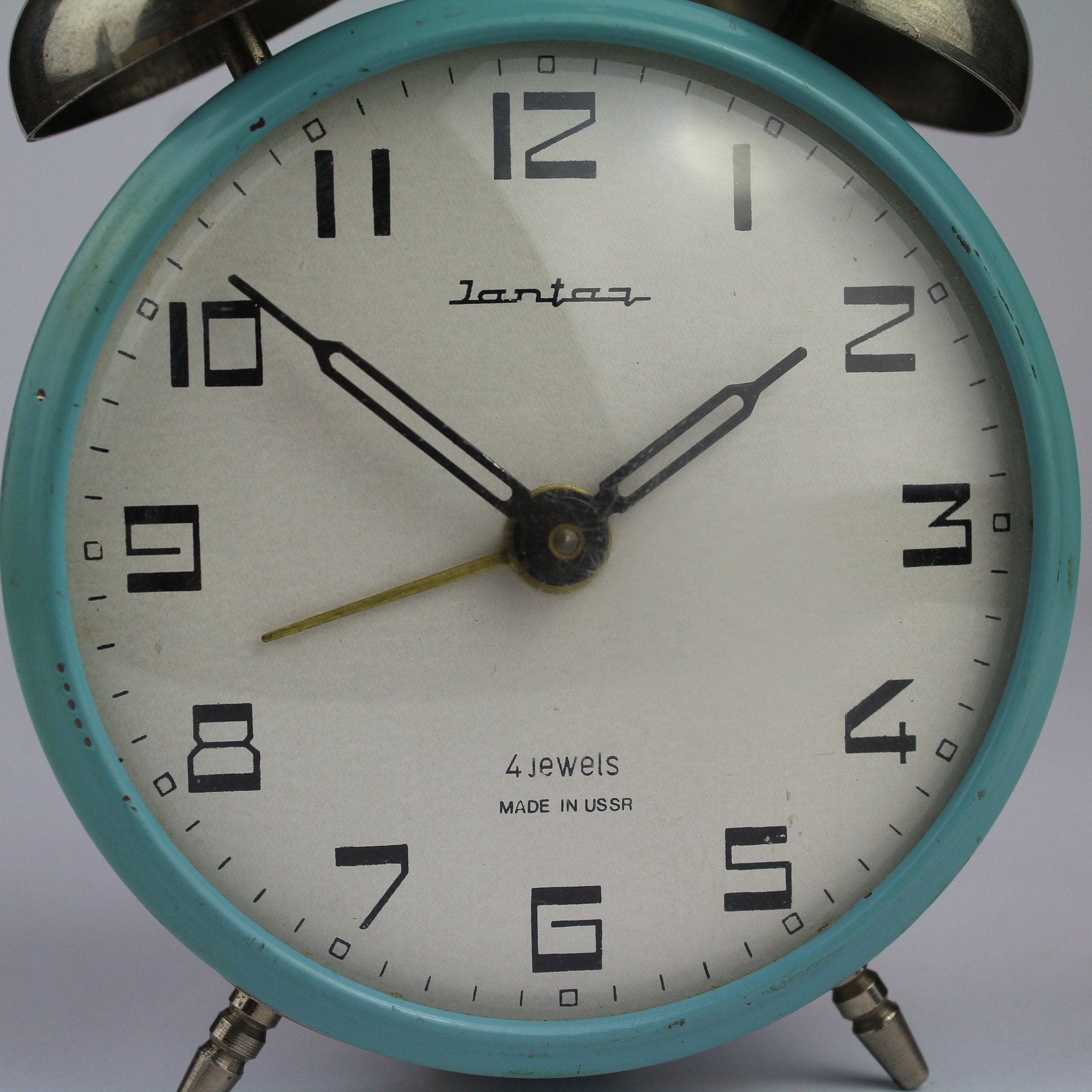 Soviet Alarm Clock Jantar Vintage Alarm Clock USSR Soviet - Etsy