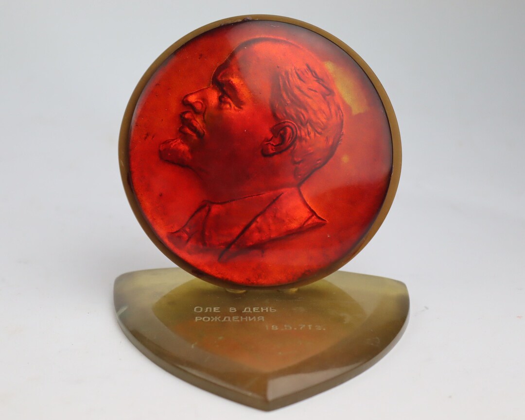 1971 Rare Soviet Souvenir Lenin. Souvenir Ussr. Vintage Desk Souvenir ...