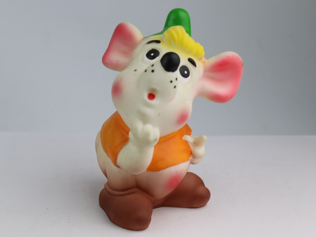 14 Cm Rare Color Vintage Rubber Troll Made in Zagreb During the ...