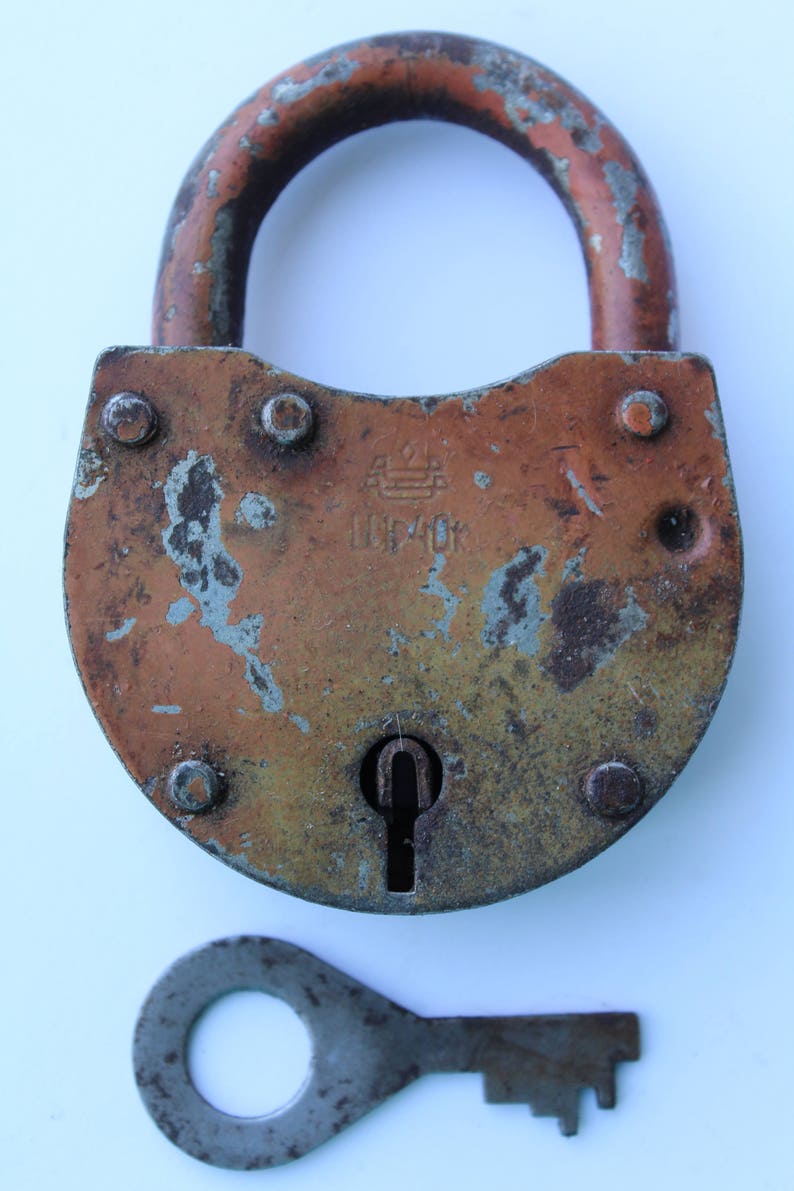 Vintage Soviet Padlock. Padlock With Key. USSR Working - Etsy